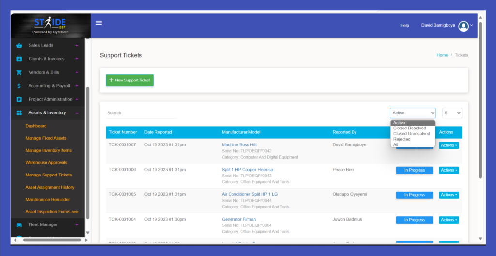 A COMPREHENSIVE GUIDE TO USING THE ASSET INSPECTION FEATURE ON STRIDE ... A COMPREHENSIVE GUIDE TO USING THE ASSET INSPECTION FEATURE ON STRIDE ...